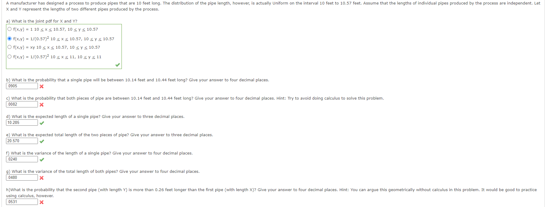 Solved x ﻿and Y ﻿represent the lengths of two different | Chegg.com