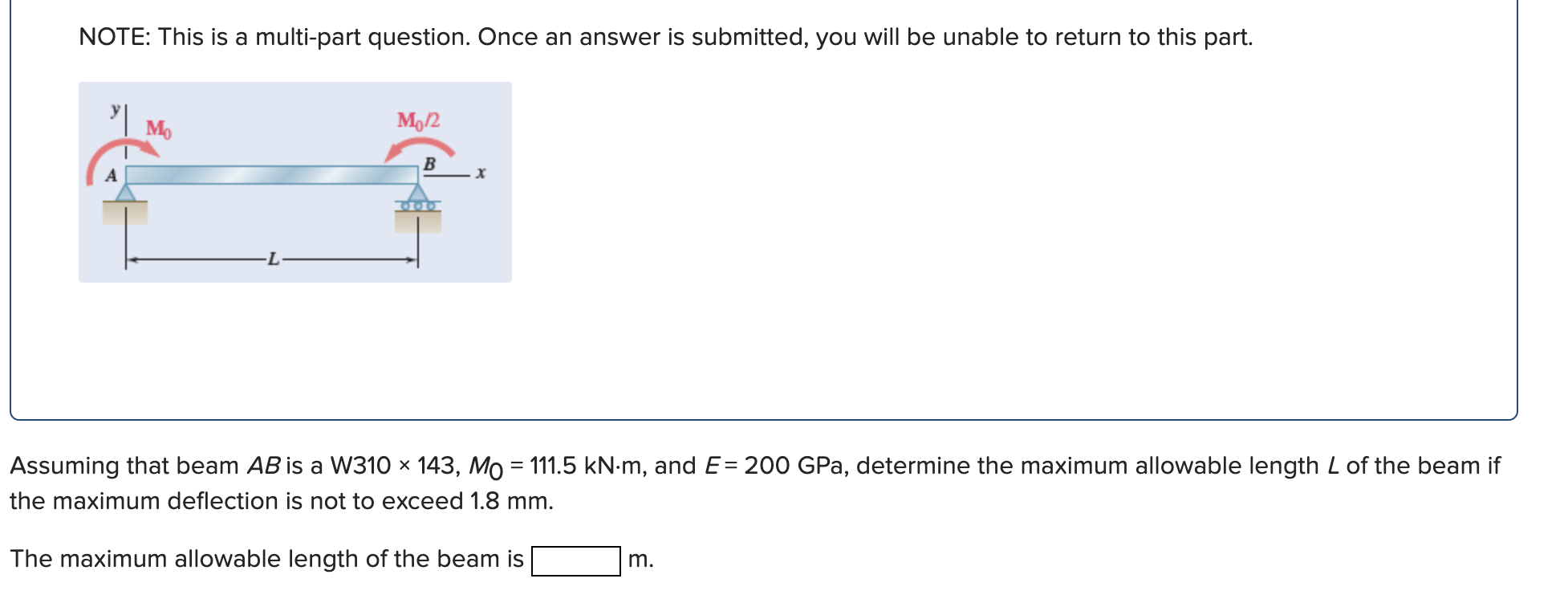Solved NOTE: This is a multi-part question. Once an answer | Chegg.com