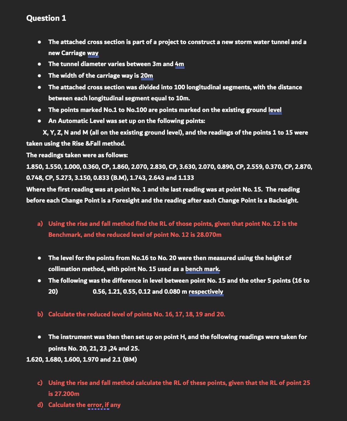 Solved Question 1 - The attached cross section is part of a | Chegg.com
