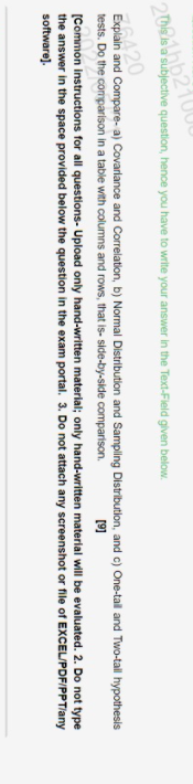 Solved 200hb21000 is a subjective question, hence you have | Chegg.com