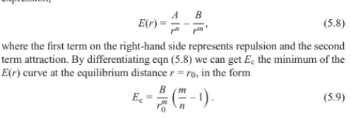 Solved A simple expression for bonding behavior shown in | Chegg.com