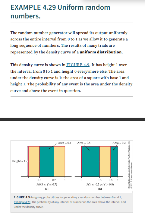 Solved 4.14 Find a uniform probability. For the uniform | Chegg.com