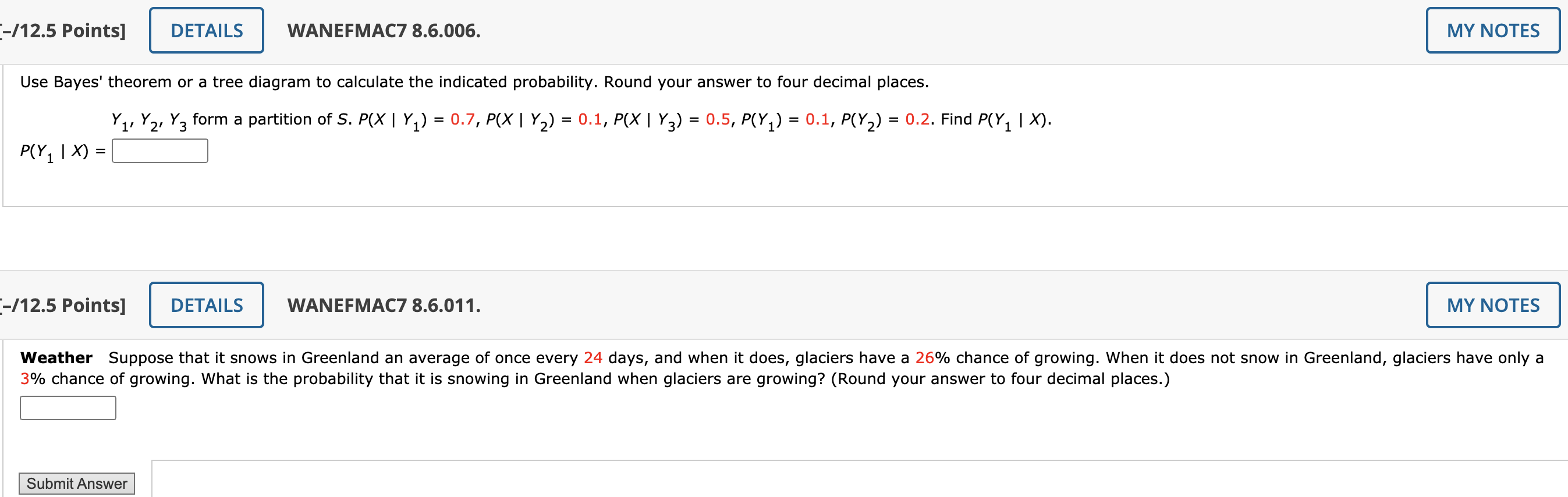 Solved 1-/12.5 Points] DETAILS WANEFMAC7 8.6.006. MY NOTES | Chegg.com