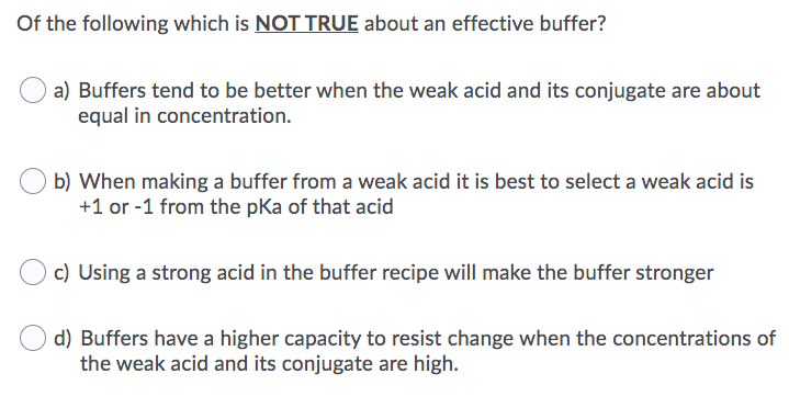 Solved Of the following which is NOT TRUE about an effective | Chegg.com