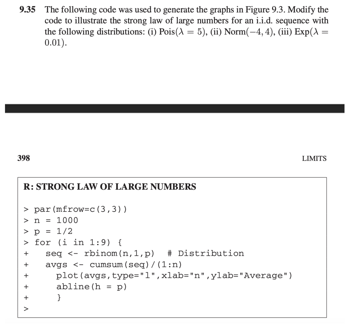 Solved 935 The Following Code Was Used To Generate The 