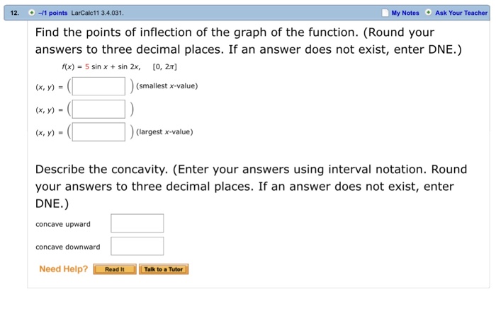 Solved 12? .-n points LarCalc1 13.4031 My Notes Ask Your | Chegg.com Solved 12? .-n points LarCalc1 13.4031 My Notes Ask Your | Chegg.com