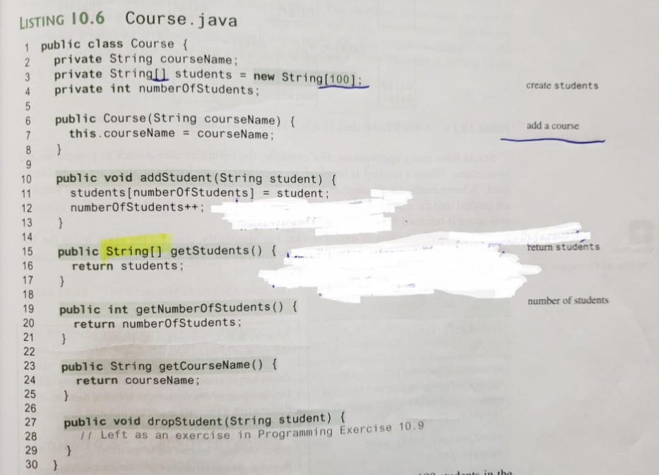 Solved 109 The Course Class Revise The Course Class As 