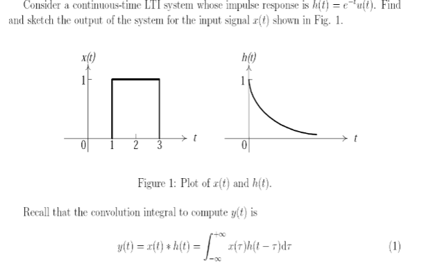 Solved Pult). Find Consider a continuous-time LTI system | Chegg.com