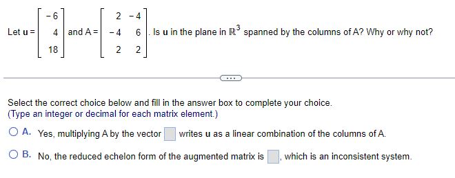 Solved Do the columns of A span R4 ? Does the equation Ax=b | Chegg.com