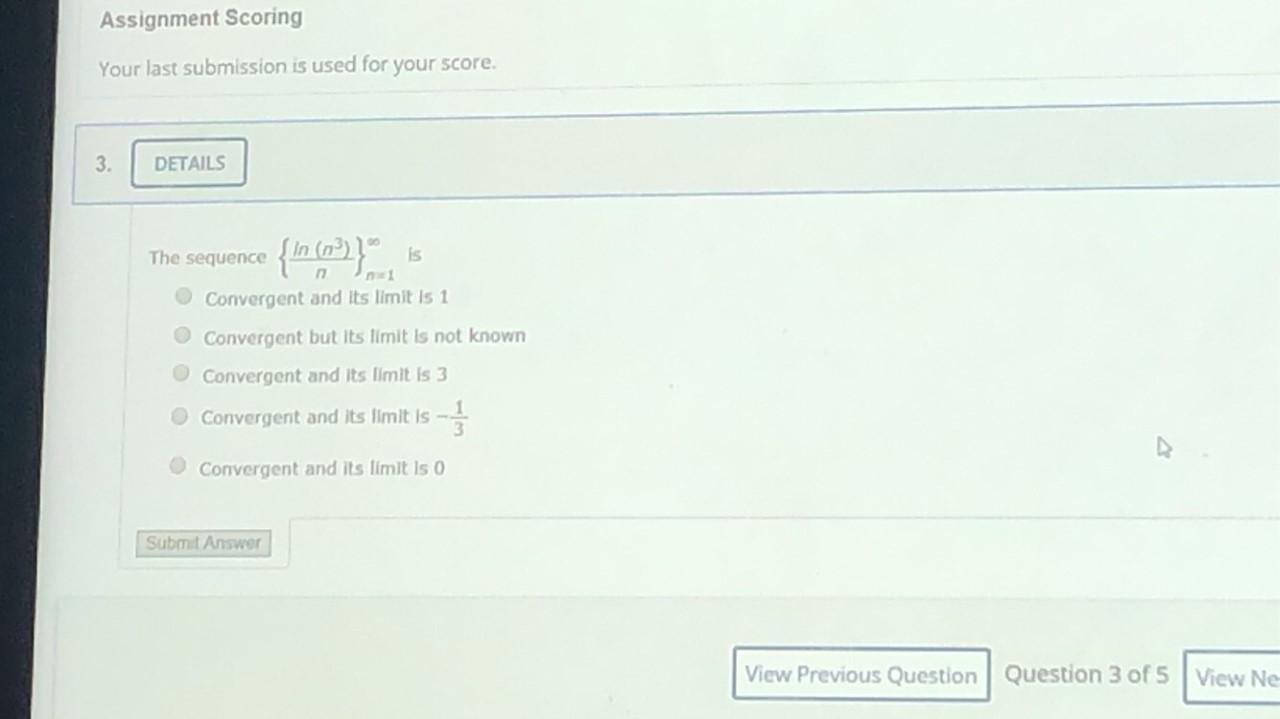 Solved Assignment Scoring Your last submission is used for | Chegg.com