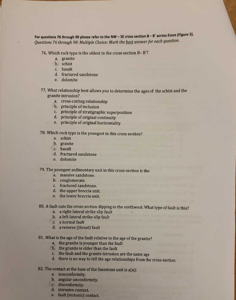 Solved Figure 5 Cross-sections of Western Essos. | Chegg.com