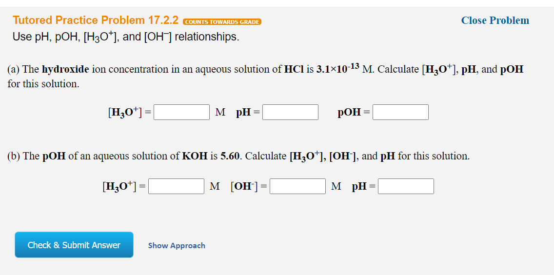 Solved Close Problem Tutored Practice Problem 17.2.2 COUNTS | Chegg.com
