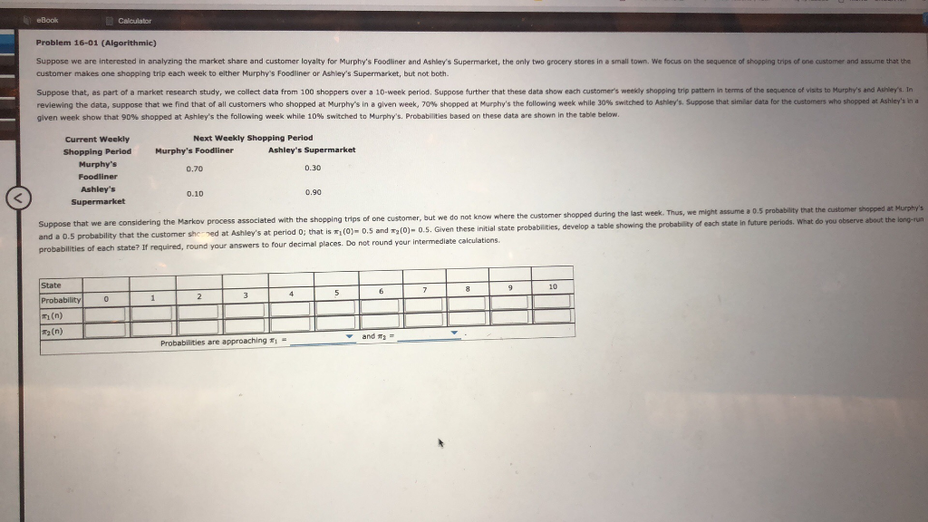 Solved eBook Calaulator Problem 16-01 (Algorithmic) Suppose | Chegg.com