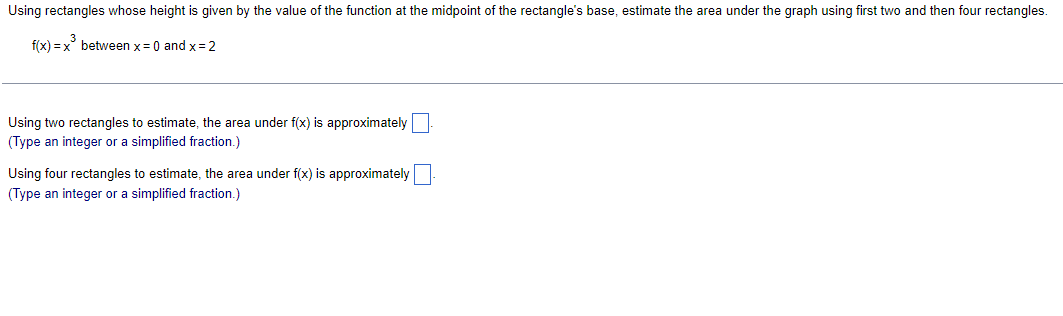 Solved Using rectangles whose height is given by the value | Chegg.com