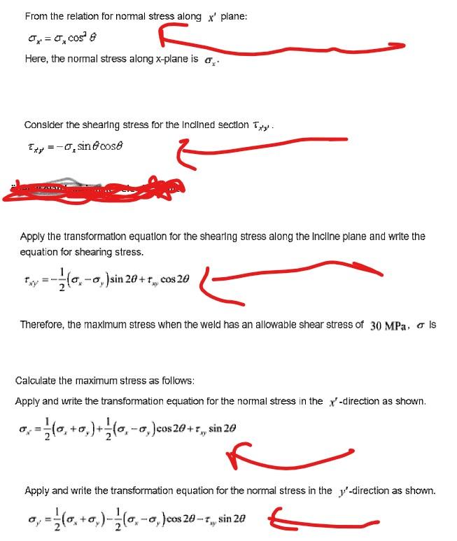 Solved how do we decide which equation we use for allowable | Chegg.com