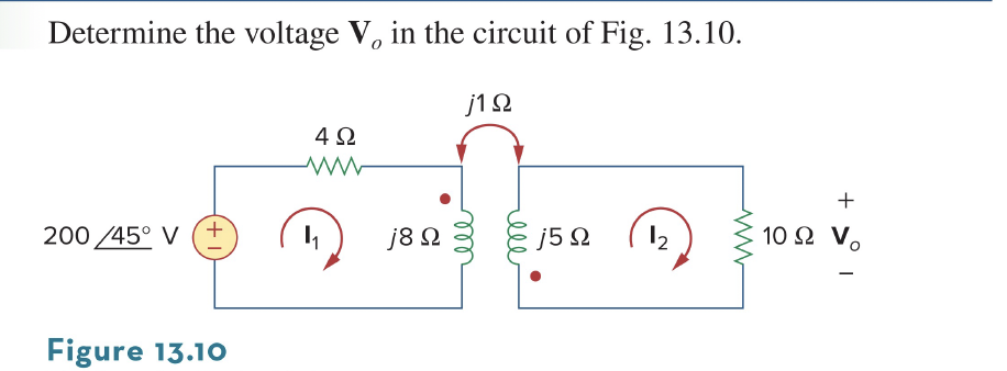 [Solved]: Determine the voltage ( mathbf{V}_{o} ) in th