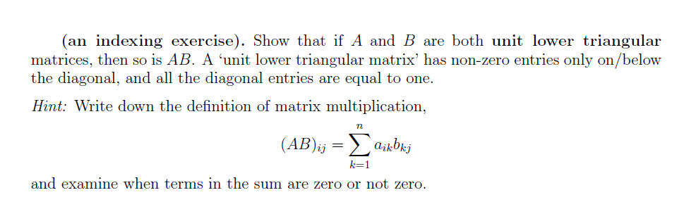 Solved (an indexing exercise). Show that if A and B are both | Chegg.com
