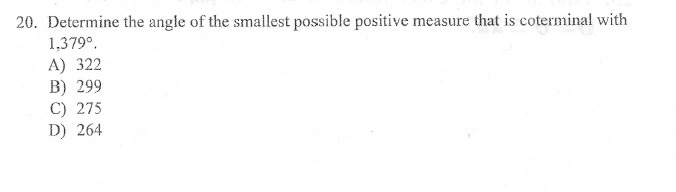 Solved 20. Determine the angle of the smallest possible | Chegg.com