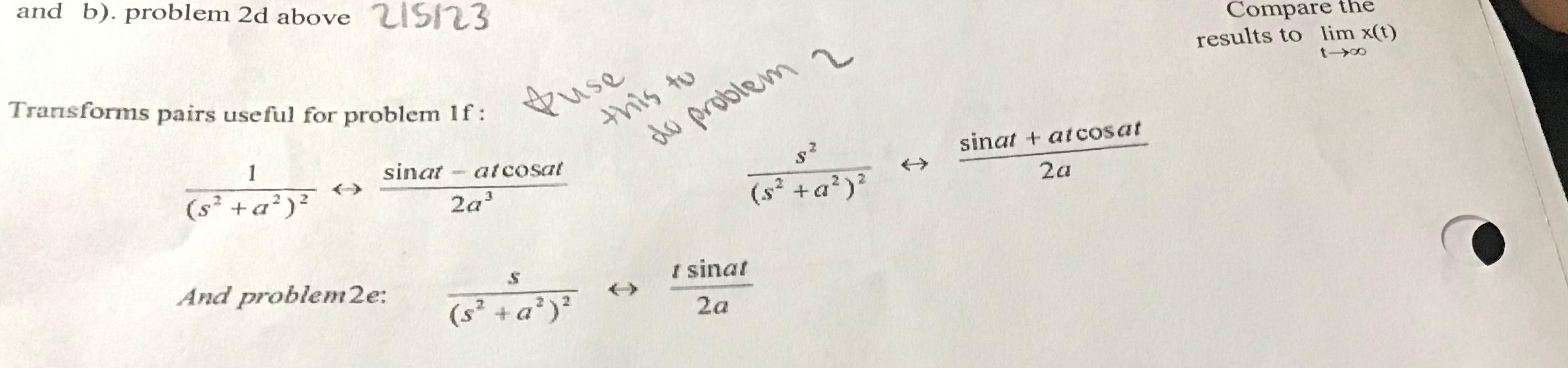 2. Solve each of the following differential equations | Chegg.com