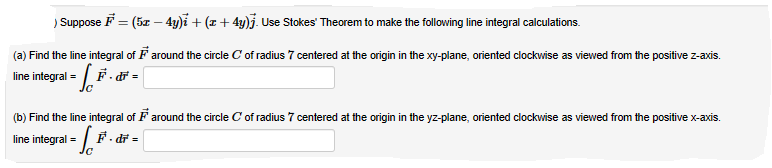 Solved Suppose vec(F)=(5x-4y)vec(i)+(x+4y)vec(j). ﻿Use | Chegg.com