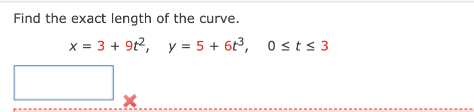 Solved Find the exact length of the curve. | Chegg.com