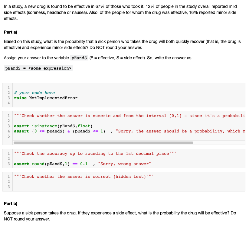 Solved In a study, a new drug is found to be effective in | Chegg.com