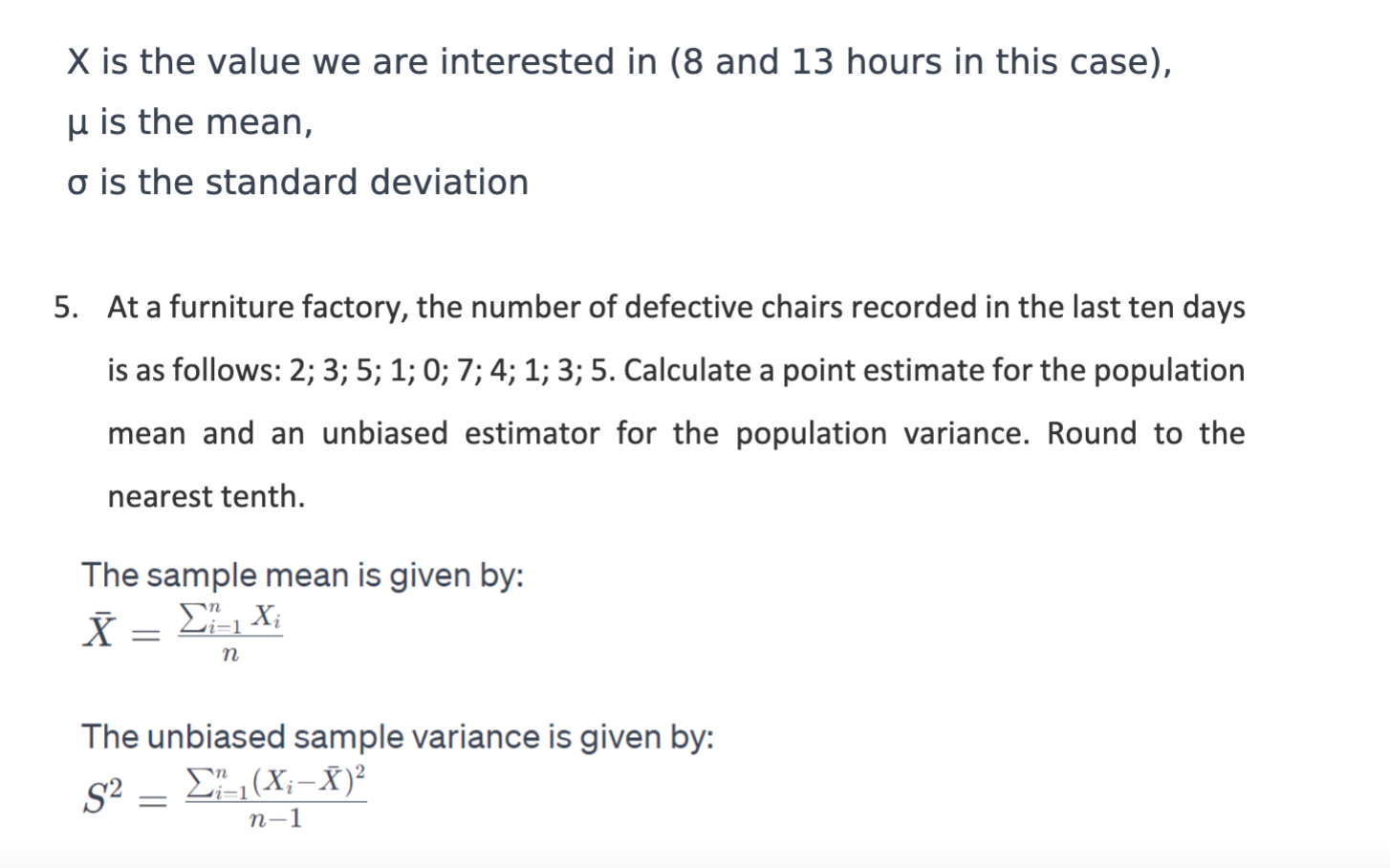 Solved Activity 1. ﻿Probability, Point Estimation, | Chegg.com