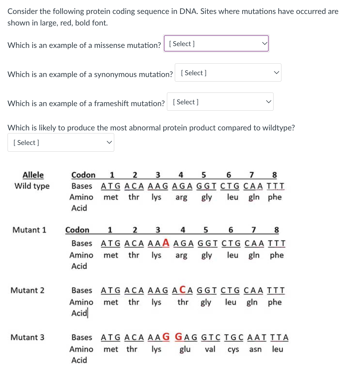 Solved Consider the following protein coding sequence in | Chegg.com