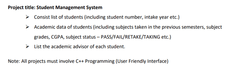 Solved I need an application console for STUDENT MANAGEMENT | Chegg.com