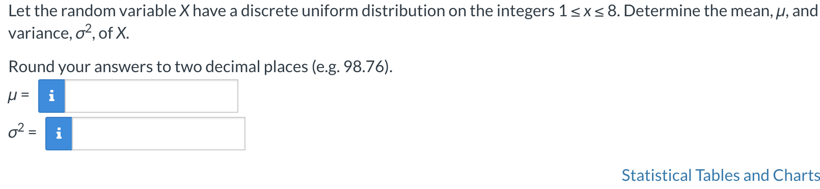 Solved Let the random variable X have a discrete uniform | Chegg.com