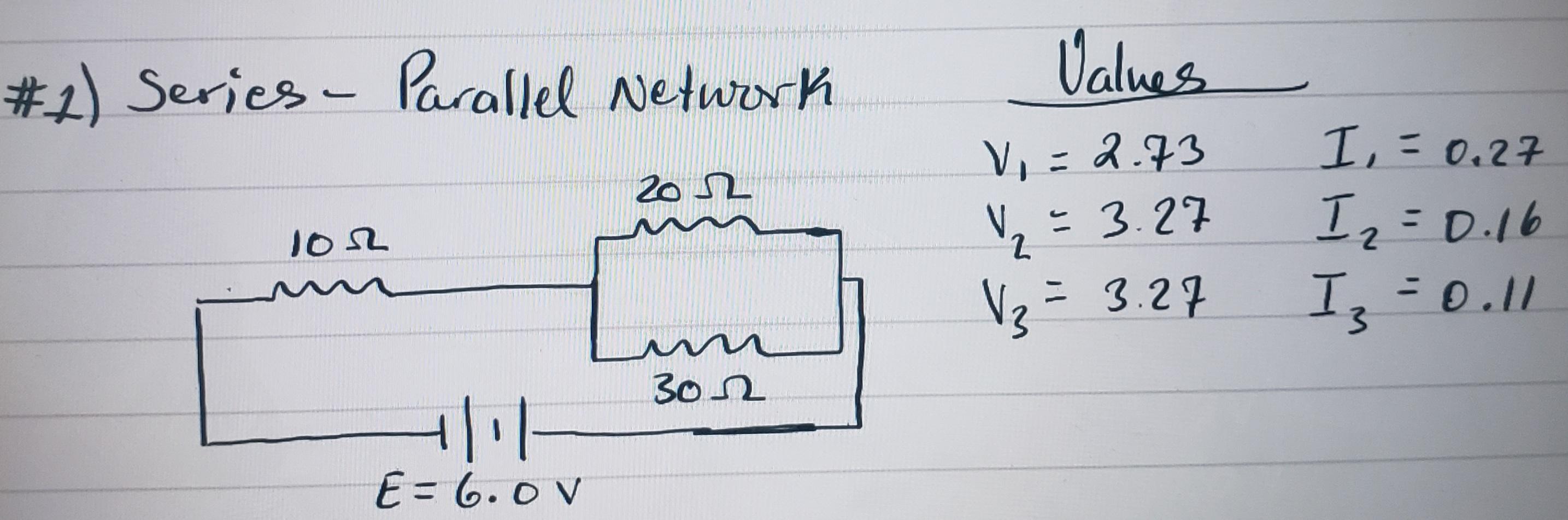 Solved R1= 10, R2=20, R3=30 ohms Answer the following | Chegg.com