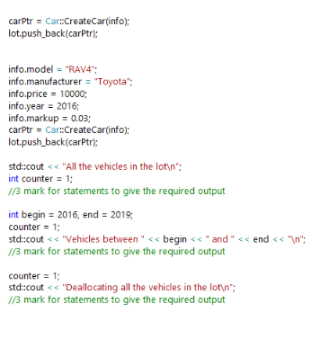 Solved The CarInfo struct is described in the diagram below. | Chegg.com