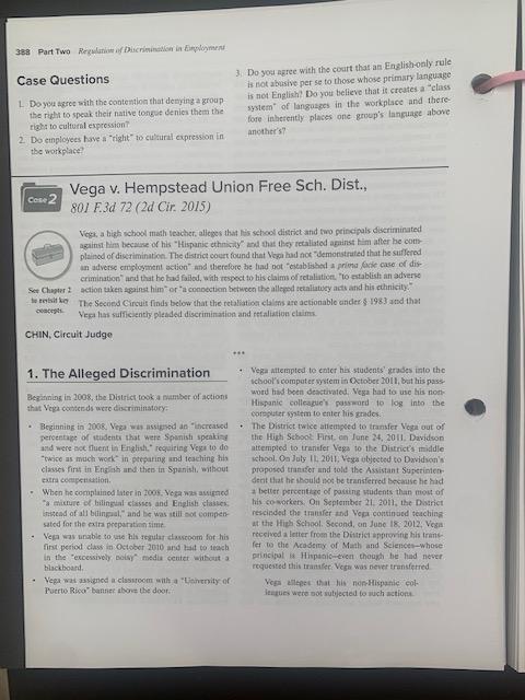 Solved EEOC v. WC&M Enterprises, Inc. Read case 1 titled | Chegg.com