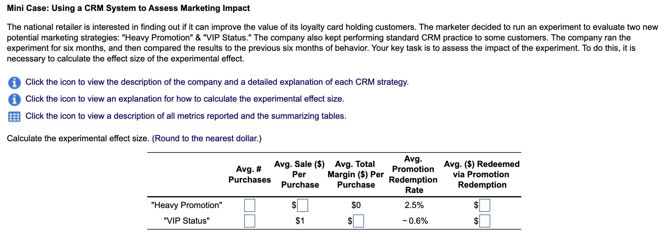 Solved Mini Case: Using a CRM System to Assess Marketing | Chegg.com