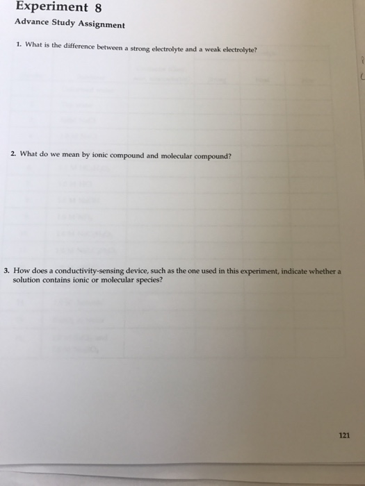 Solved Experiment 8 Advance Study Assignment 1. What is the | Chegg.com