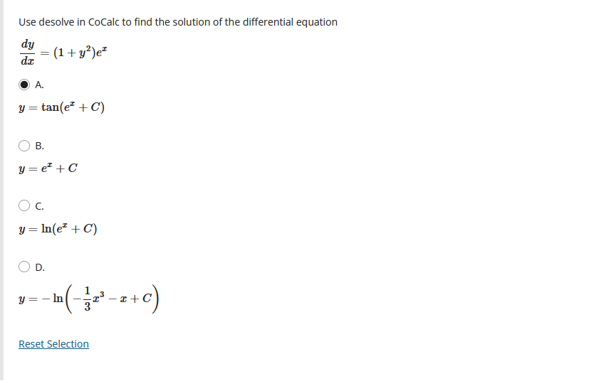 Solved Use desolve in CoCalc to find the solution of the | Chegg.com