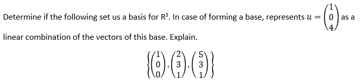 Solved Determine if the following set us a basis for R. In | Chegg.com