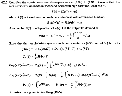 Solved 1 1 T 4G.7. Consider the continuous-time state-space | Chegg.com