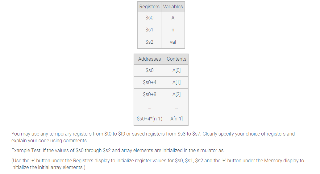 Solved Write A Mips Program To Remove A Given Element From 3895