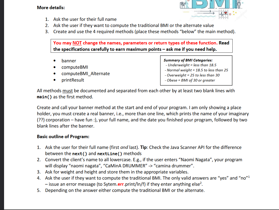 Solved More details: 1. Ask the user for their full name 2. | Chegg.com