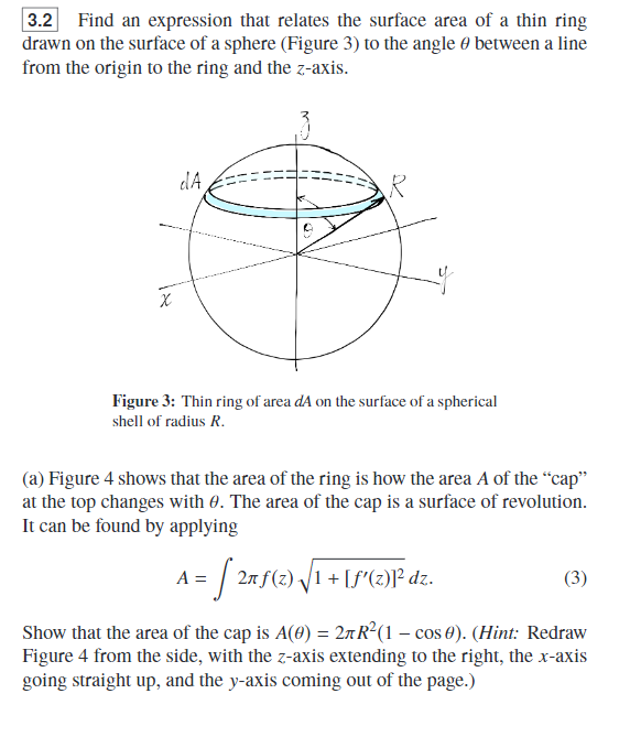 Solved Find an expression that relates the surface area of a | Chegg.com