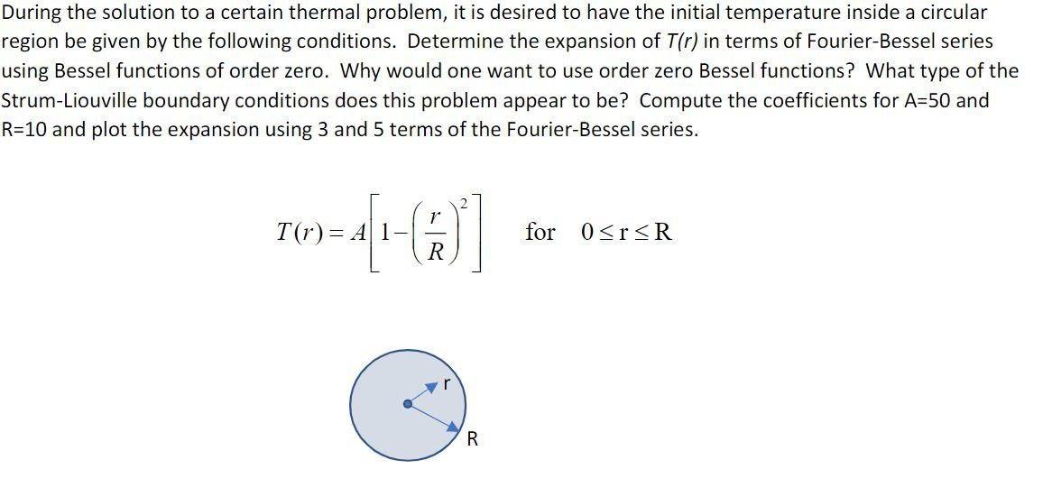 Solved During the solution to a certain thermal problem, it | Chegg.com