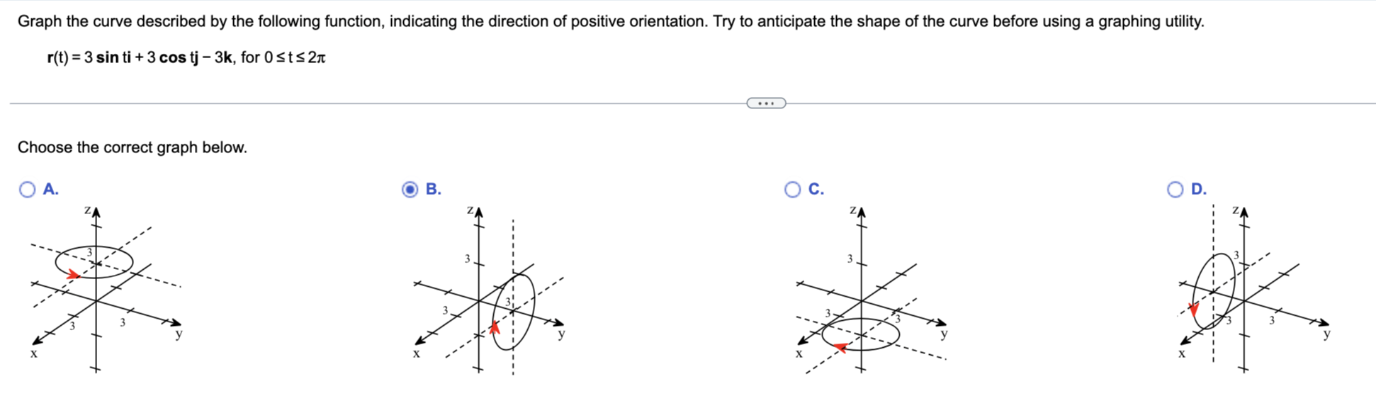 Solved Graph the curve described by the following function, | Chegg.com