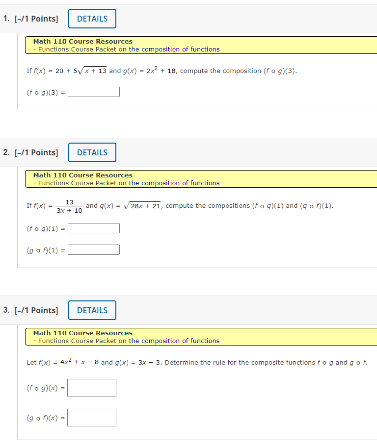 Solved 1. [-/1 Points] DETAILS Math 110 Course Resources | Chegg.com