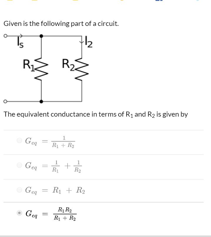 Solved Given is the circuit below. R1=10012, | Chegg.com