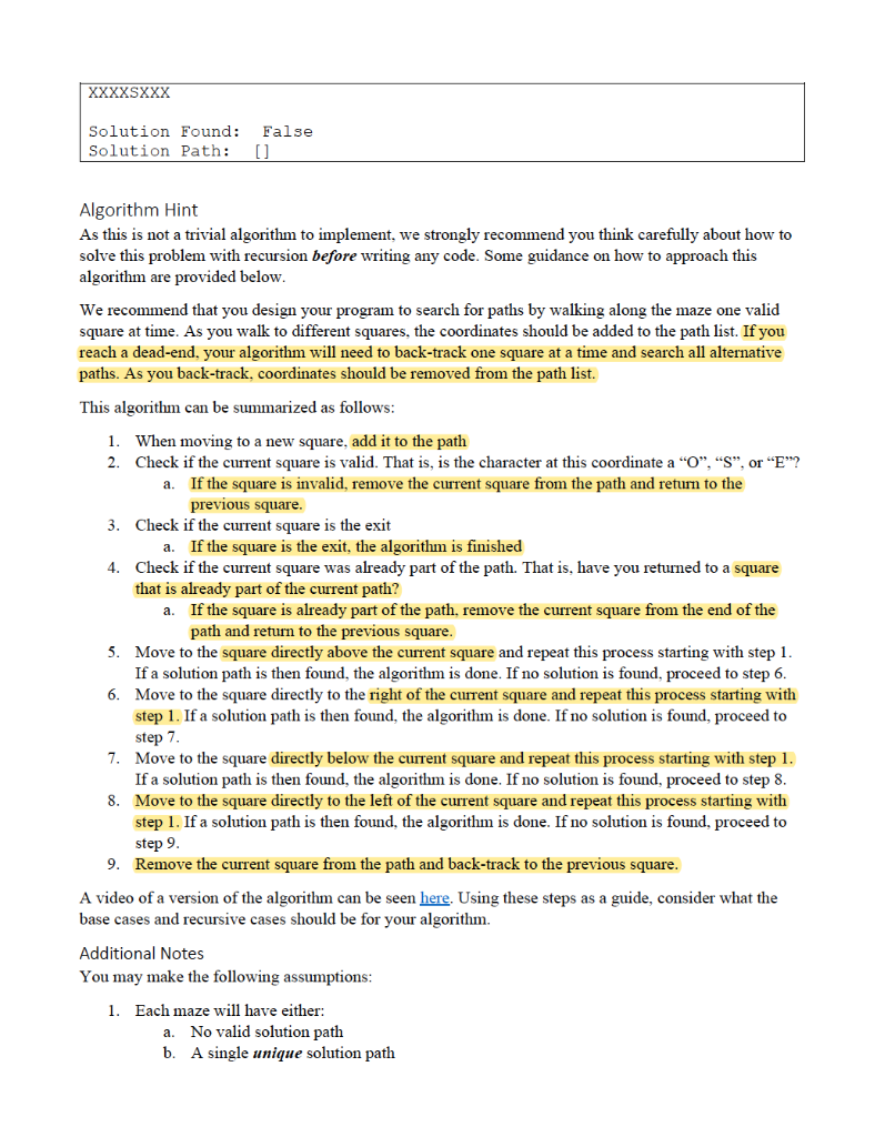 Solved Problem This week you will practice using recursion | Chegg.com