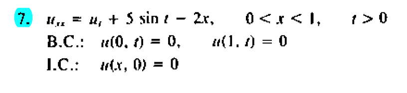 Solved Solve the heat equation using Eigenfunction | Chegg.com