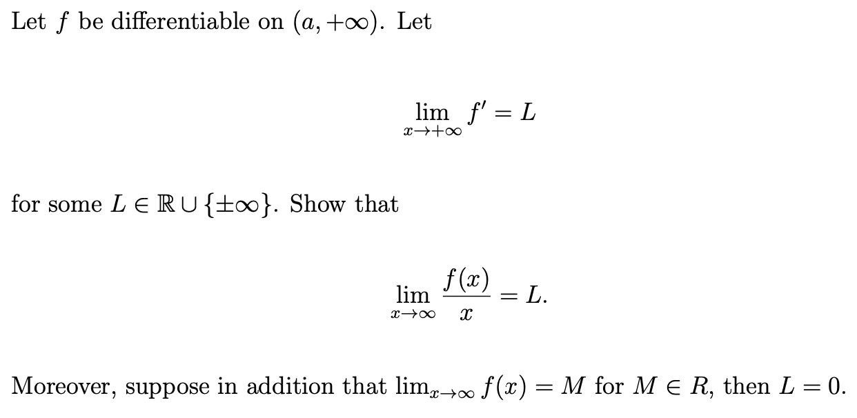 Solved Differential Calculus (Problem is based on Browder's | Chegg.com