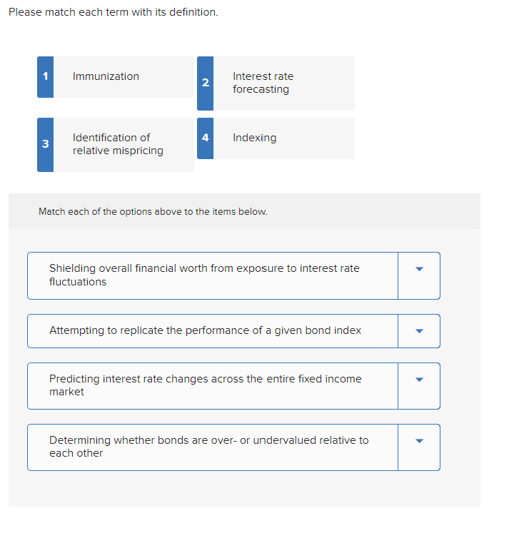 Solved Please match each term with its definition. 1 | Chegg.com