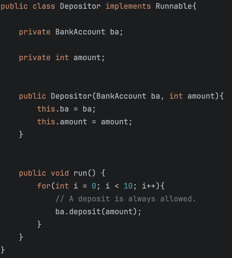 Solved 4. BankAccount Using Monitor Operations (10 points) | Chegg.com
